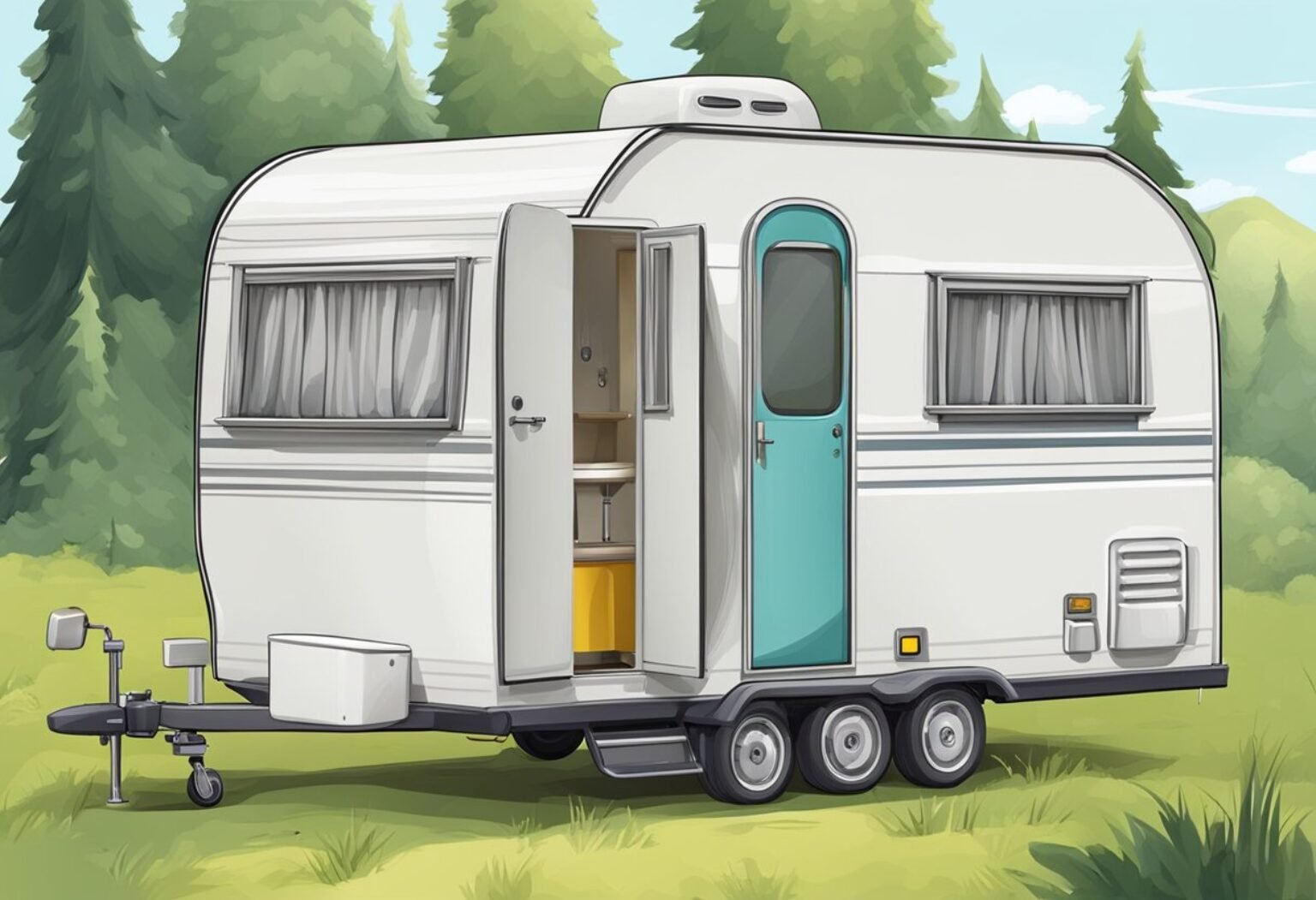 Kleine Wohnwagen mit Toilette: Die besten Modelle für Campingliebhaber ...